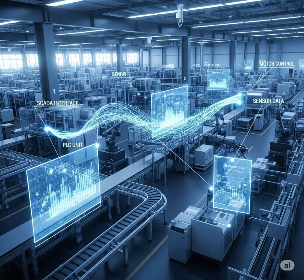 Control system engineering solutions for PLC and SCADA